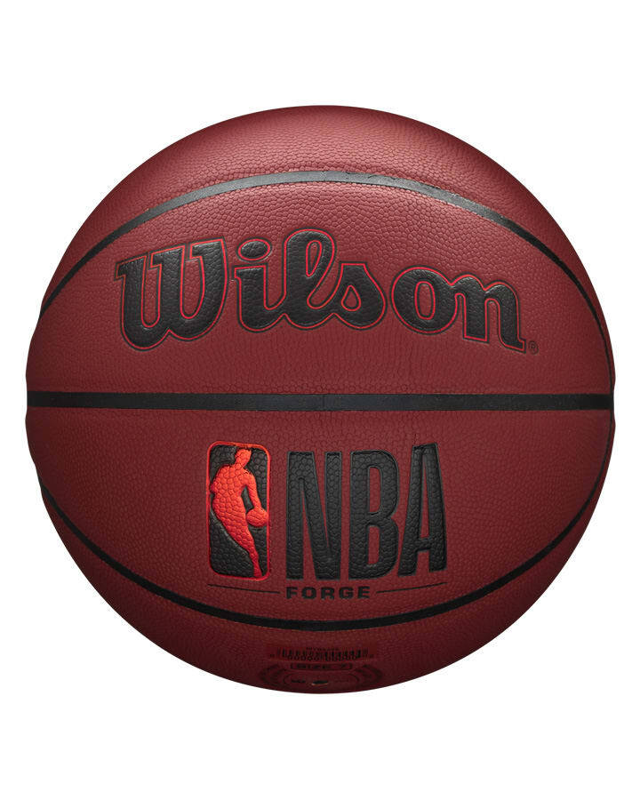 Wilson NBA Forge Crimson Basketball (Size 7) | Ball Sports