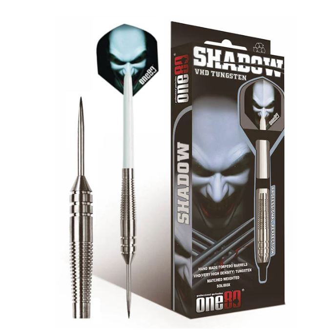 ONE80 Shadow Darts Set - STEEL TIP - 90% Tungsten
